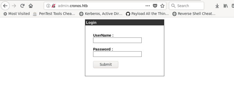 HackTheBox – ‘Cronos’ Walk-Through – The Houston Hacker